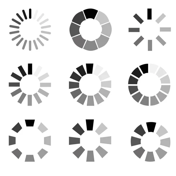 Circular Loading Sign Isolated White Background Illustration Stock ...