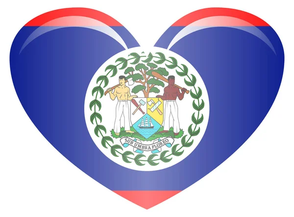 Flag of Belize. Accurate dimensions, element proportions and colors ...