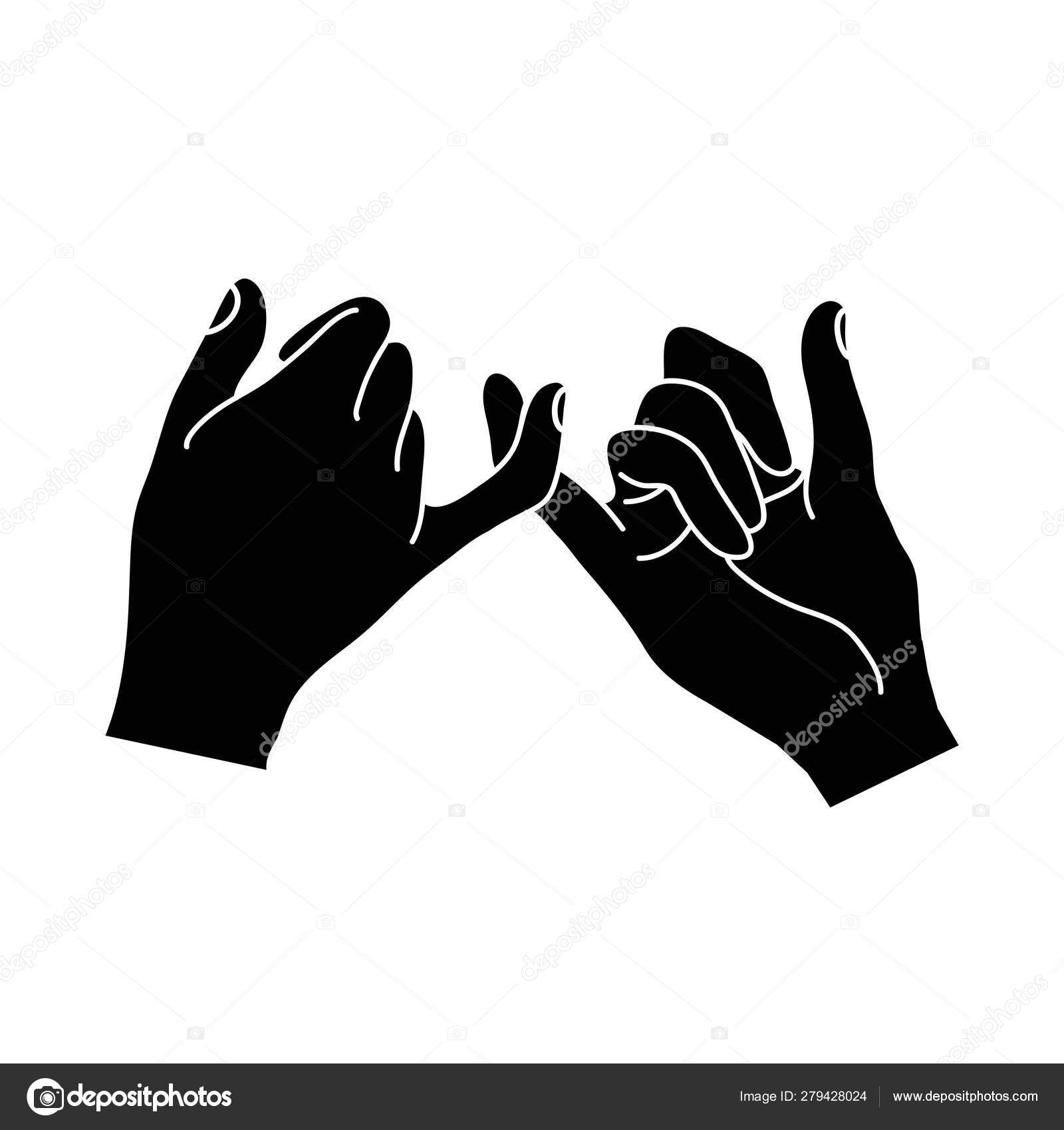 Black Hands Making Promise Outline ⬇ Vector Image by © focus_bell ... Black Hands Making Promise Outline ⬇ Vector Image by © focus_bell ...