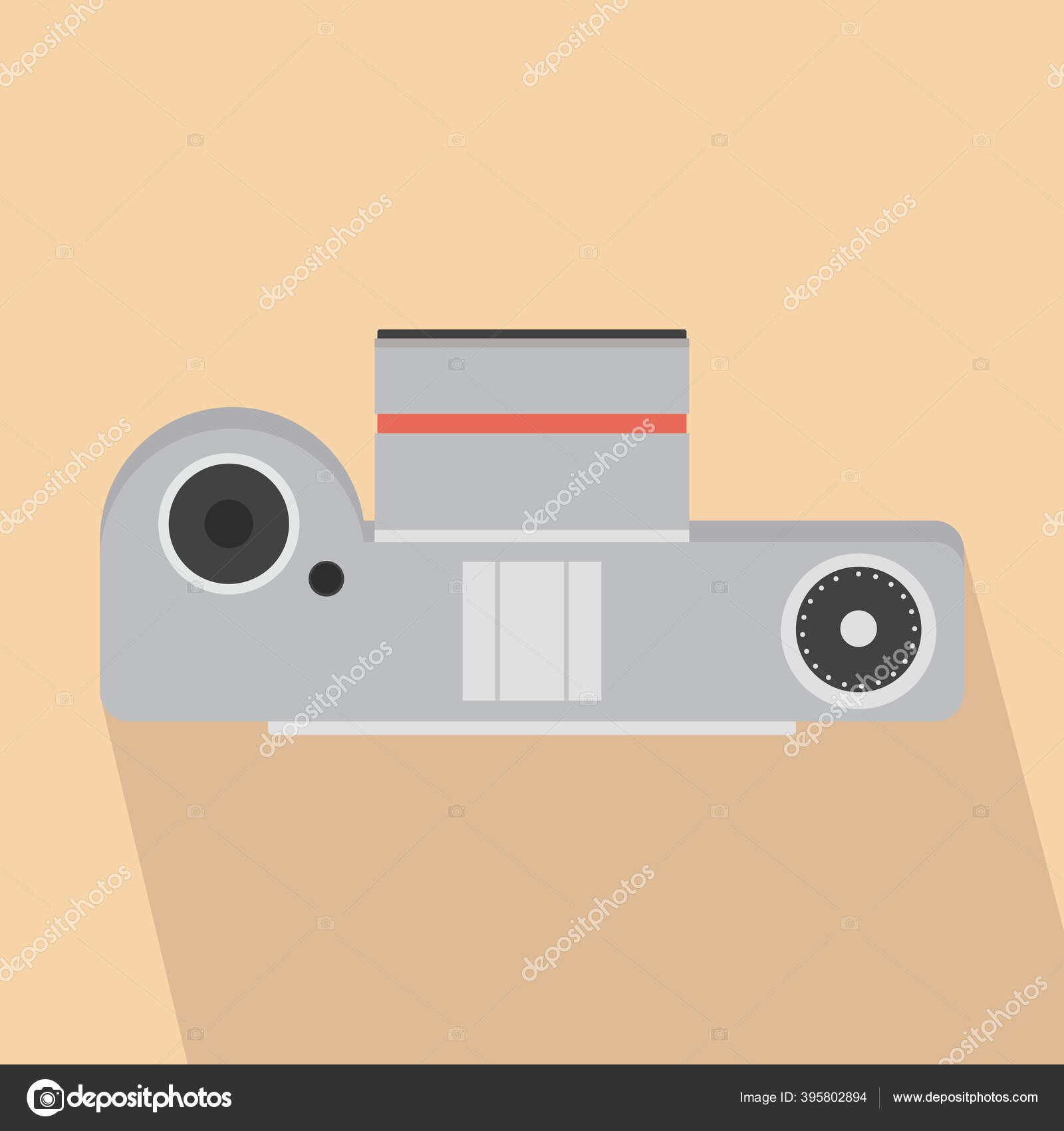 Top View Vintage Camera Stock Vector Image by ©focus_bell@hotmail.co.th ...