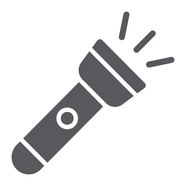 Flashlight icon white pattern Vector Art Stock Images | Depositphotos