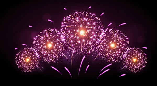 100,000 Pink and glowing fireworks Vector Images | Depositphotos