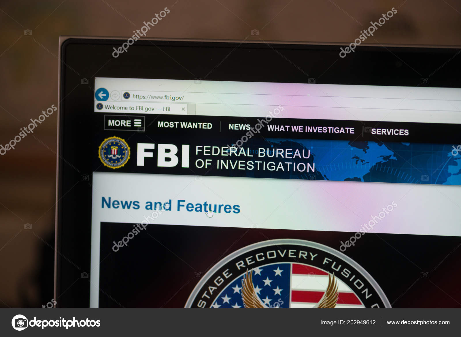 Fbi Logon Screen