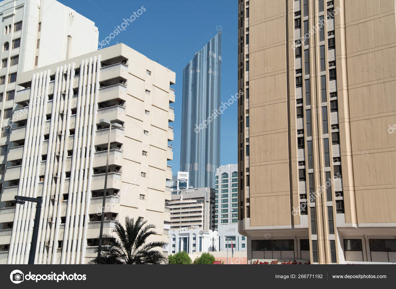 Shining Towers Building Abu Dhabi Uae – Stock Editorial Photo ...