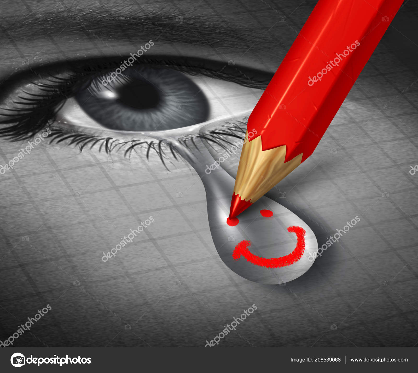 Dessins De Dépression Au Crayon