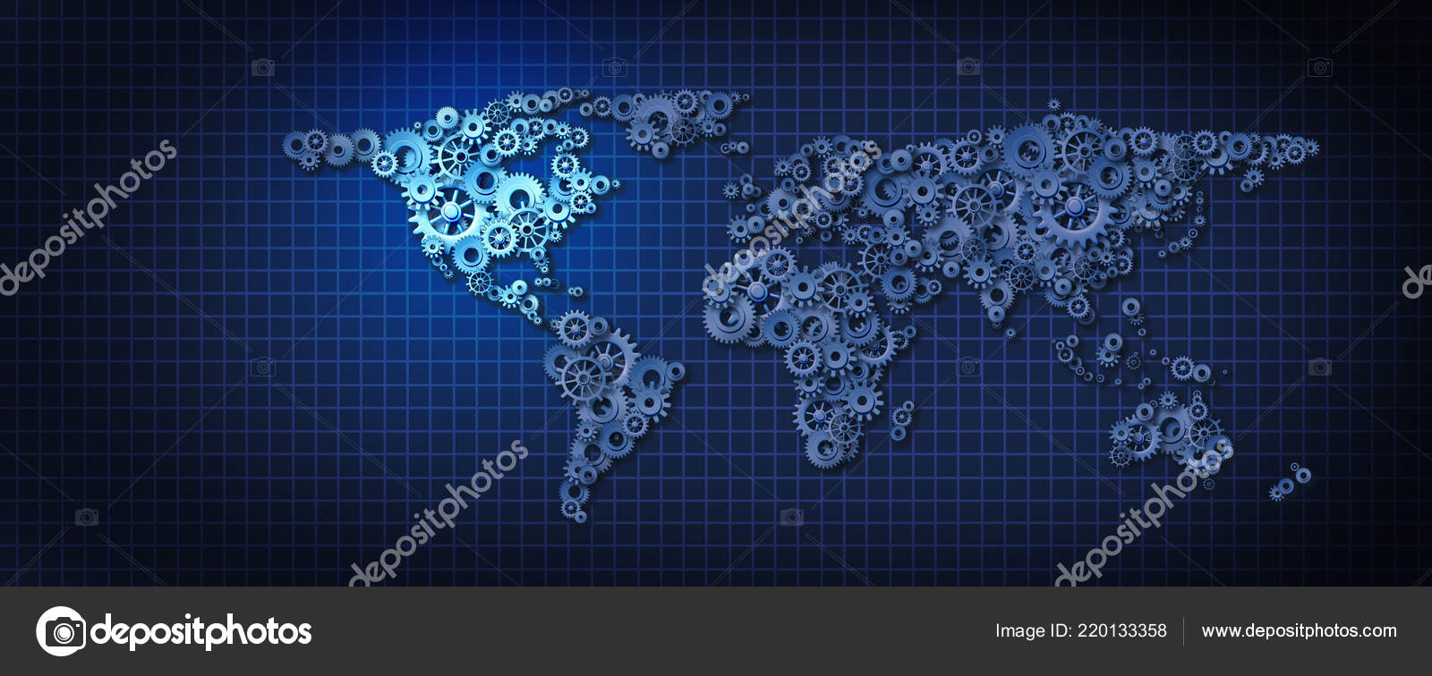 United States Mexico Canada Industry Usmca New Nafta Symbol Trade ...