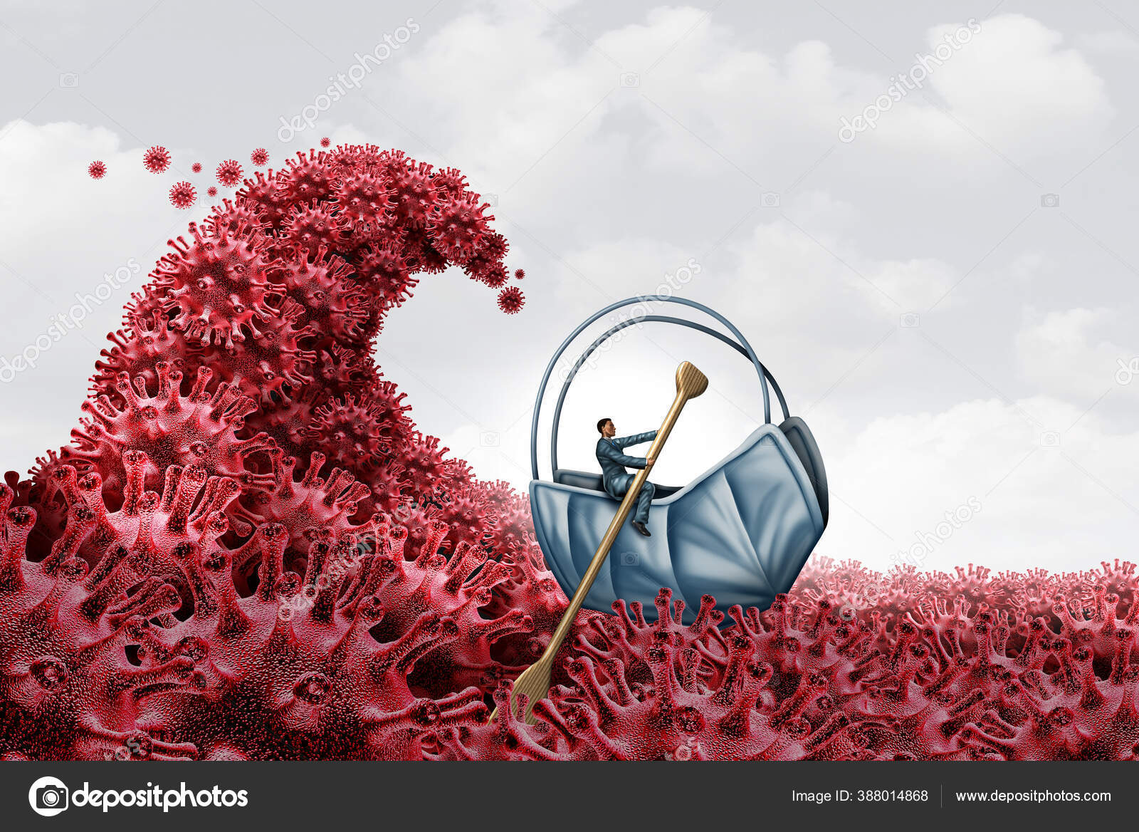 Second Wave Virus Surge Outbreak Coronavirus Pandemic Covid Crisis ...