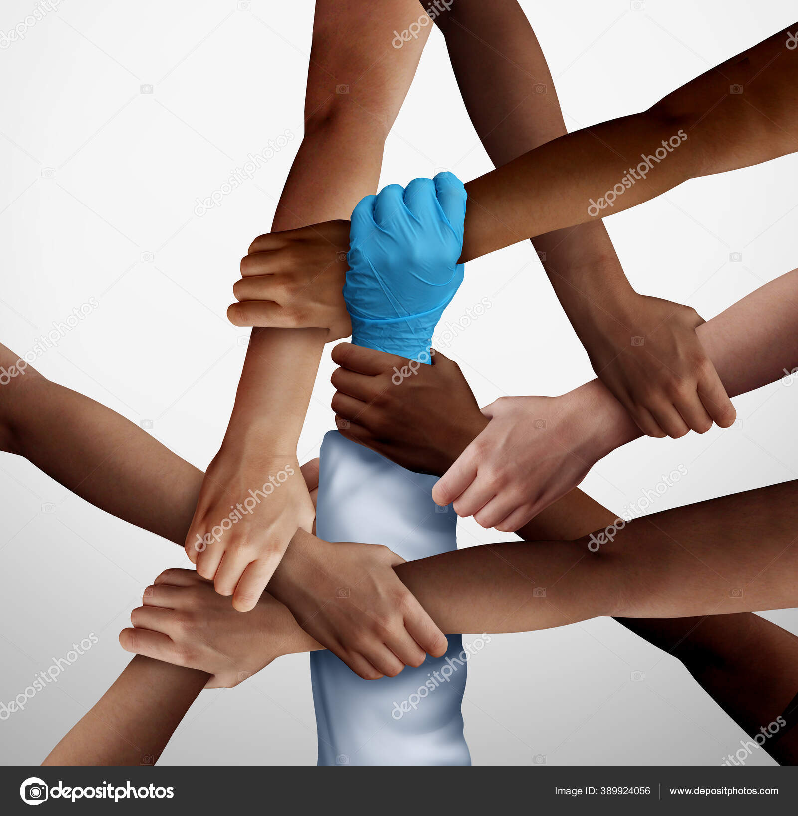 Medical Help Partnership Community Essential Worker Support Diverse ...