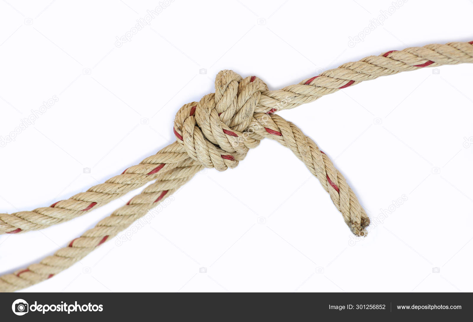 Rope Knot Isolated White Background Stock Photo by ©civic_dm@hotmail ...