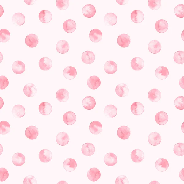 Seamless polka dot pattern with summer geometric elements isolated on ...