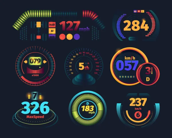 285 Futuristic gauge Vectors, Royalty-free Vector Futuristic gauge ...