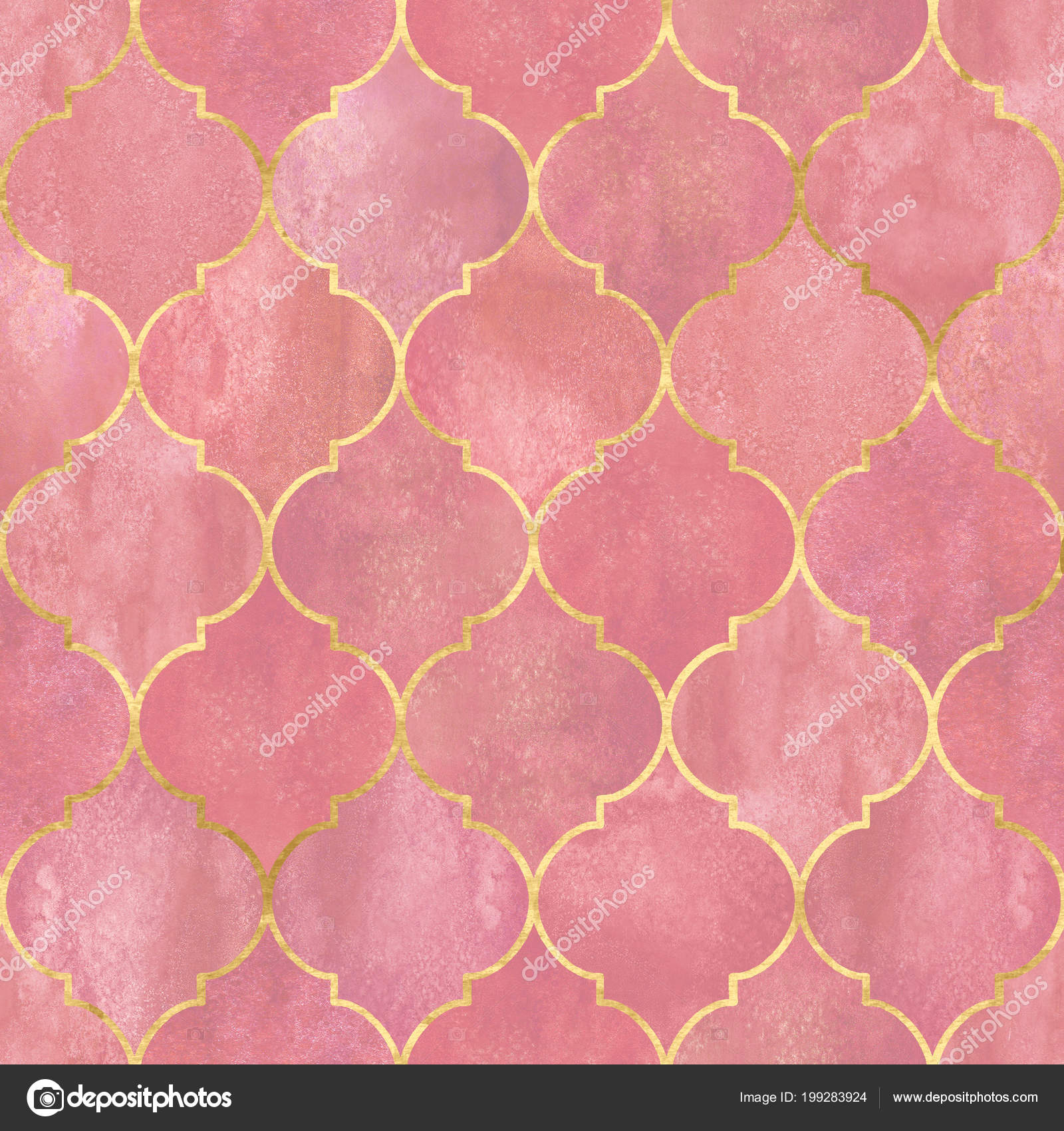 Pink Moroccan Background