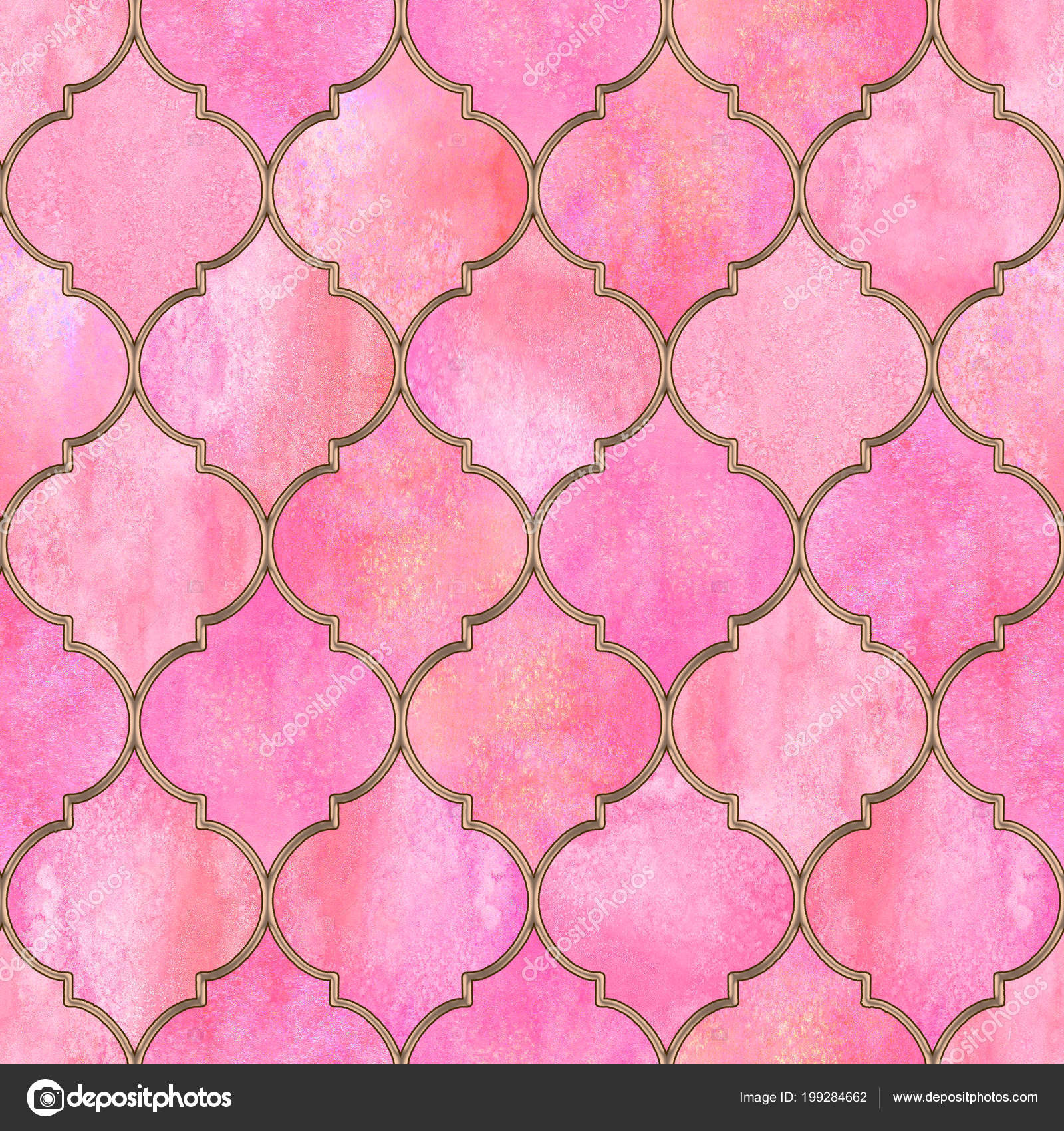 Pink Moroccan Pattern