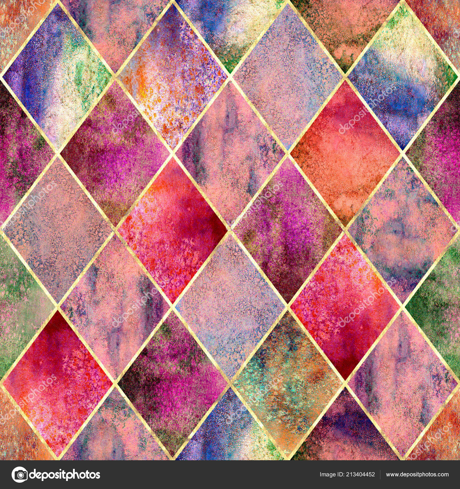 Pink Plaid Diamond Wallpaper