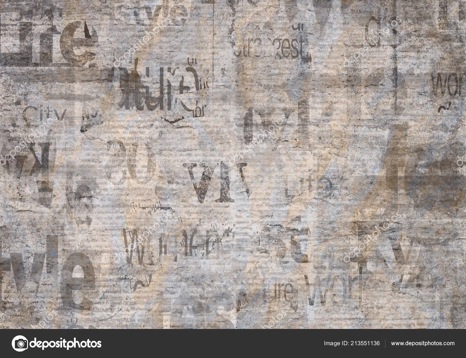Newspaper Paper Texture