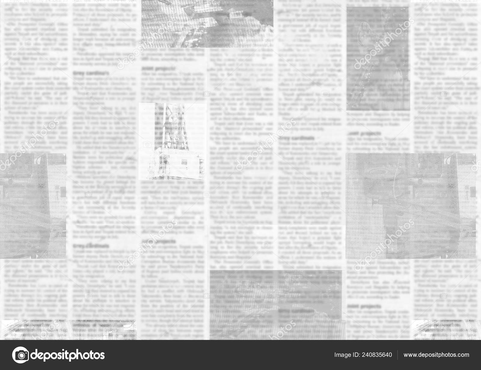 Newspaper Text Background