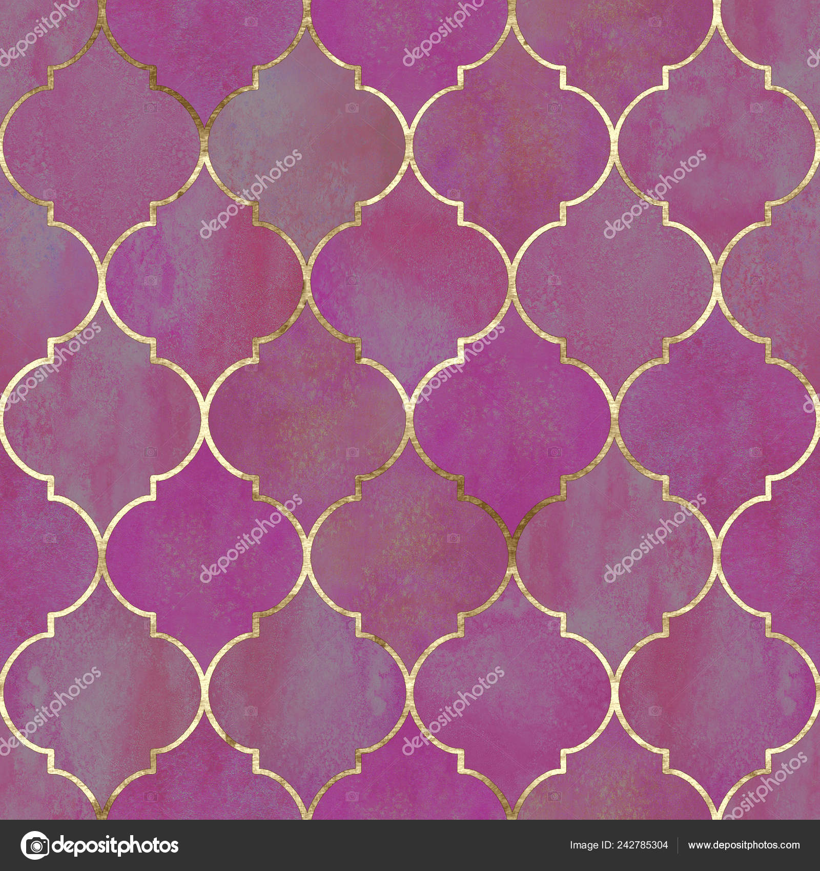 Pink Moroccan Background
