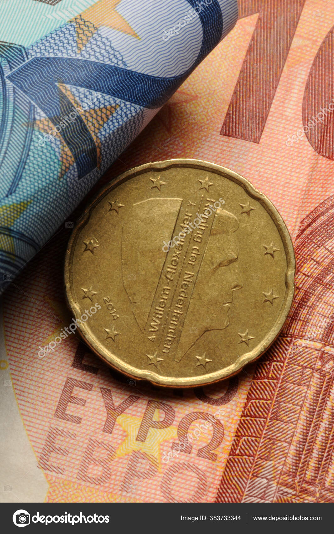 Dutch Euro Coin Banknotes Stock Photo by ©Euripides 383733344