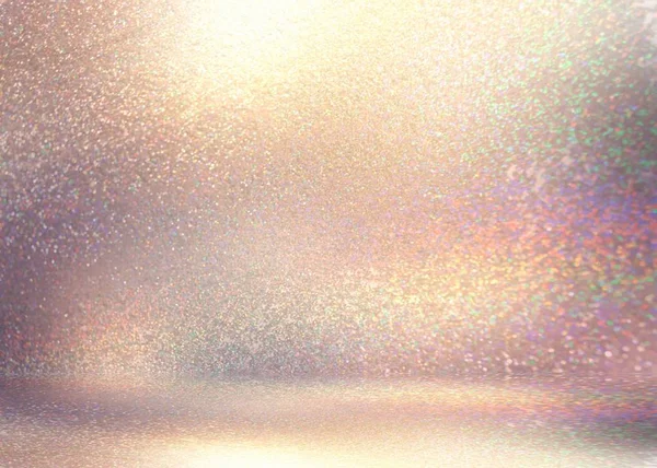 Gemstone room abstract 3d background. Golden beige shimmer texture ...