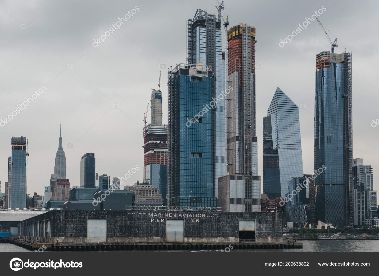 New York Usa June 2018 View New High Rise Developments — Stock ...