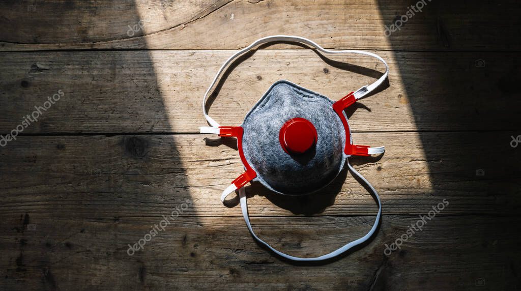 Anti virus máscara de protección ffp3 N95 estándar para prevenir la ...