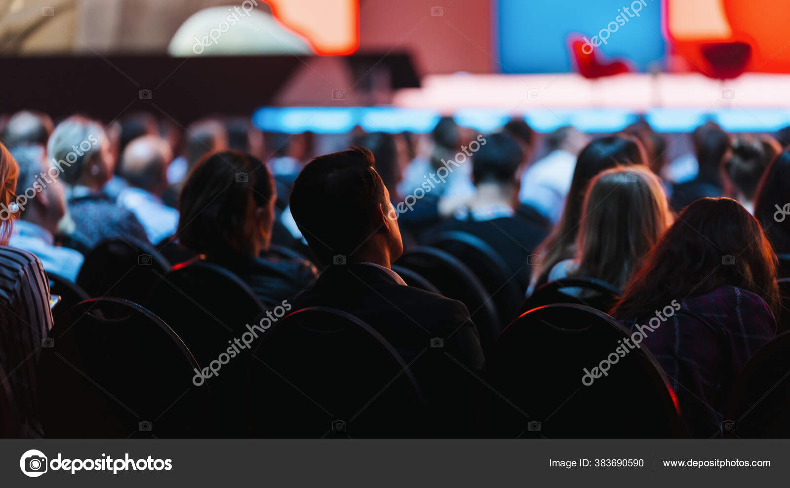 Audience Looking At Stage