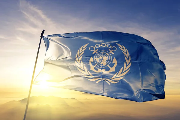 International Maritime Organization IMO Waving Flag – Stock Editorial ...