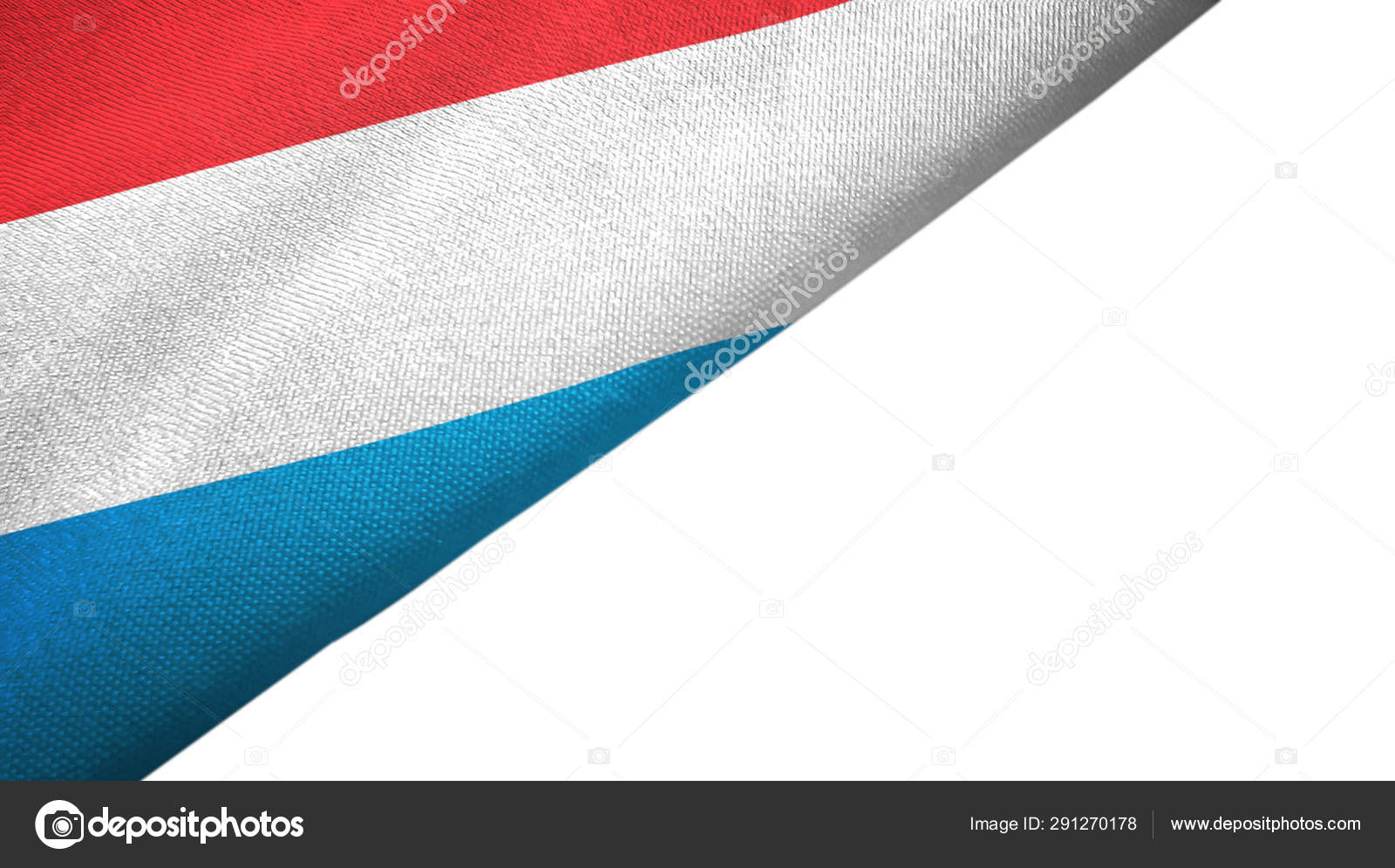 Luxembourg flag left side with blank copy space — Stock Photo ...