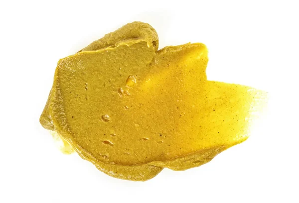 Mustard spill isolated on a white background — Stock Photo © domnitsky ...
