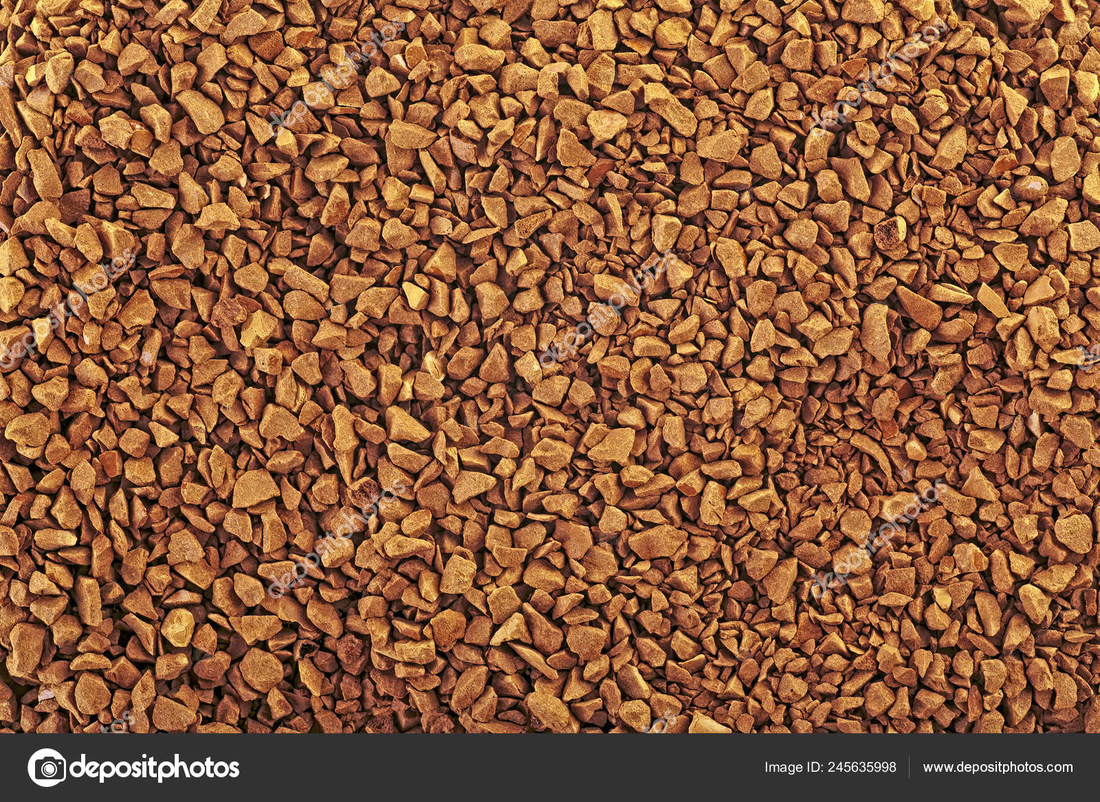 Granulated Instant Coffee Close Soluble Coffee Background Royalty Free ...