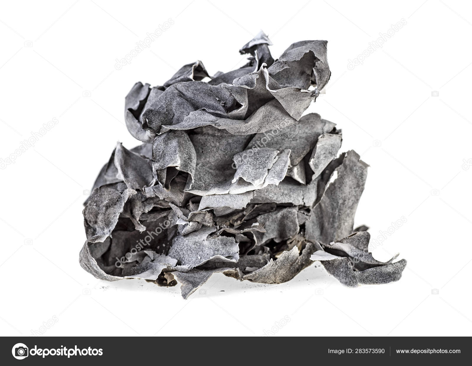 Pile Of Paper Ashes