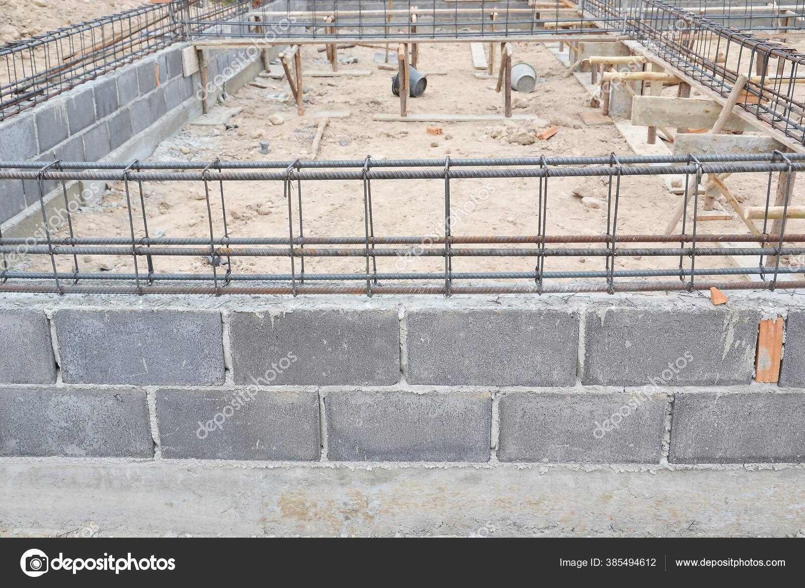 Rebar Formwork Beam Column Construction Site — Stock Photo © khuruzero ...