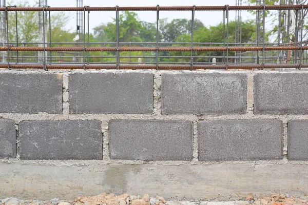 Rebar Dan Formwork Untuk Balok Dan Kolom Lokasi Konstruksi — Stok Foto ...