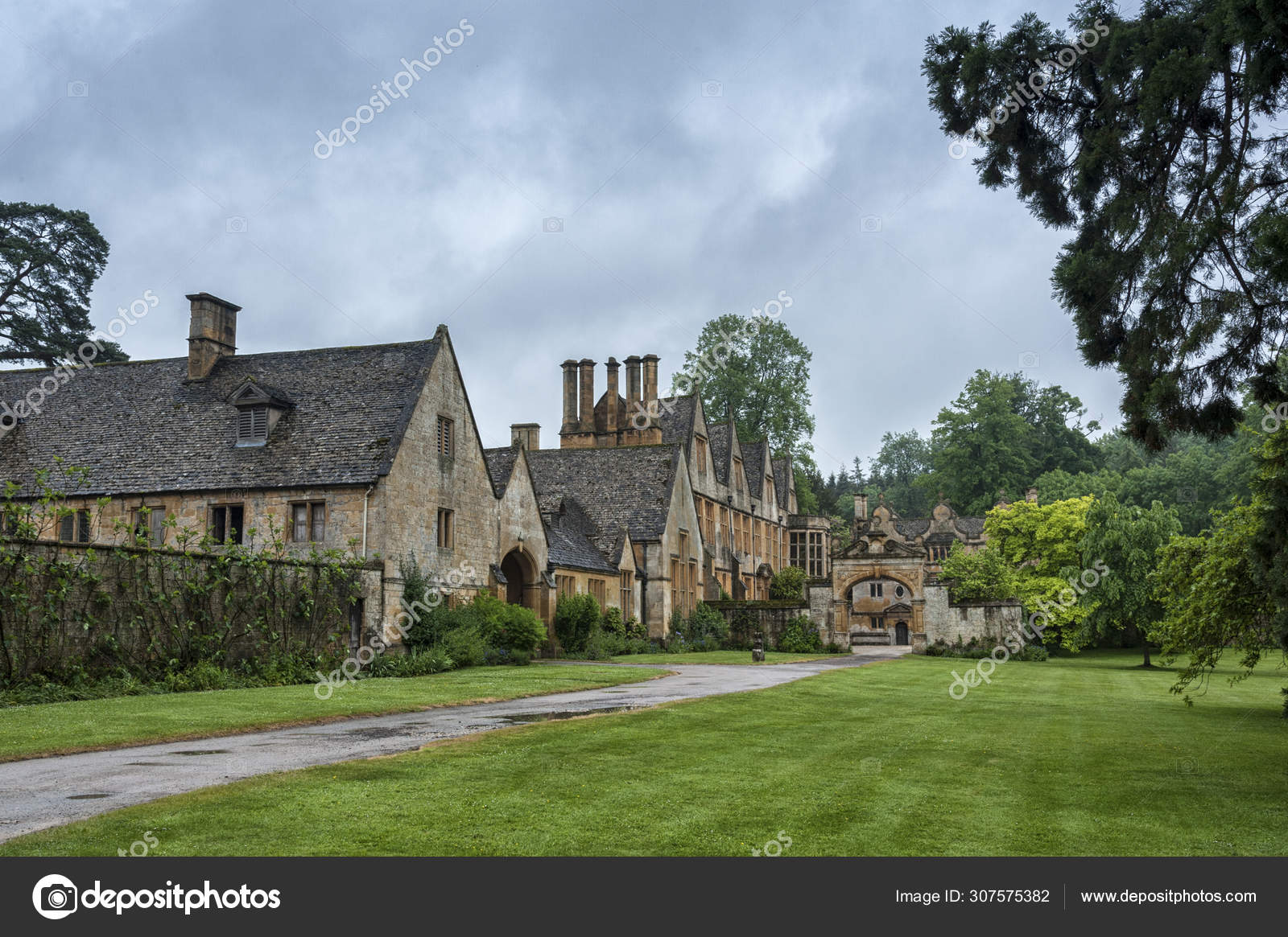 Stanway England May 2018 Stanway Manor House Built Jacobean Period ...