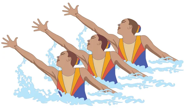 Synchronized Swimming Clipart