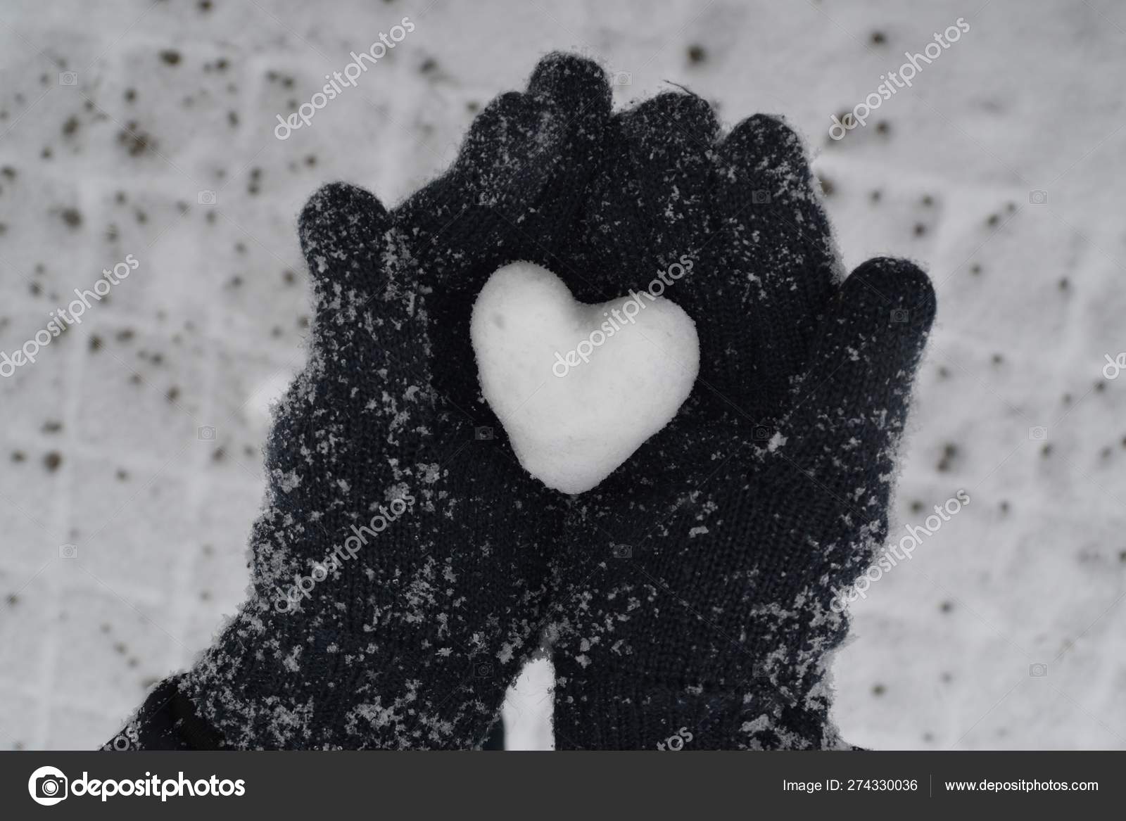 Snow Heart In Hand