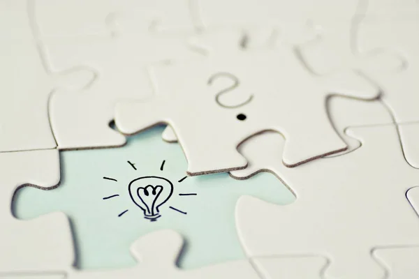 Business Concept Problem Solving Process Puzzle Pieces — Stock Photo ...