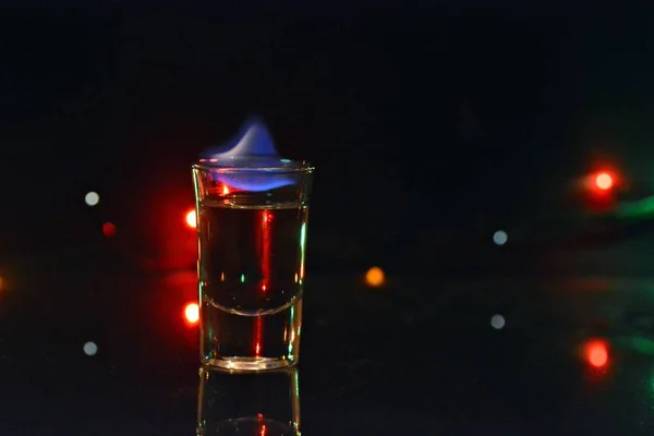 Tequila Flame Shots