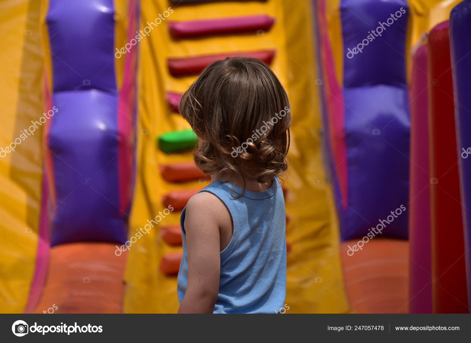 Child Play Inflatable Castle Stock Photo by ©GalinkaLB 247057478