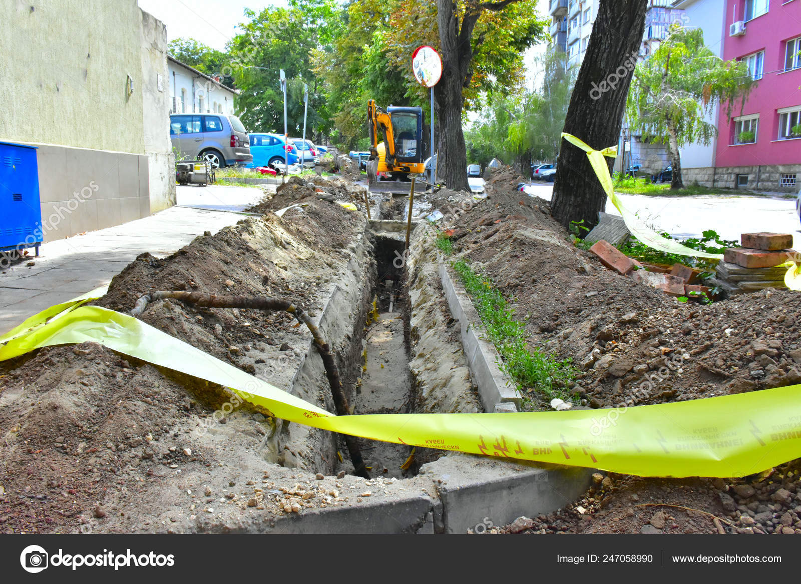Excavation Pit Trench Stock Photo by ©GalinkaLB 247058990