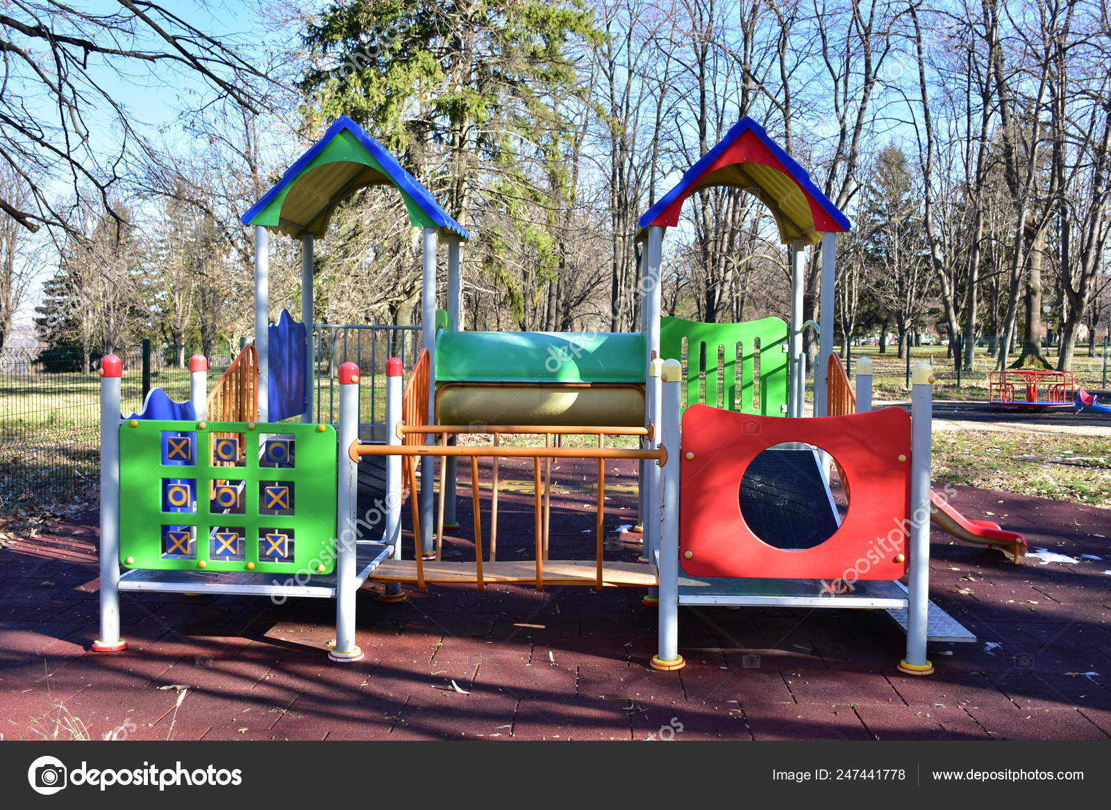 Beautiful Playground Park — Stock Photo © GalinkaLB #247441778