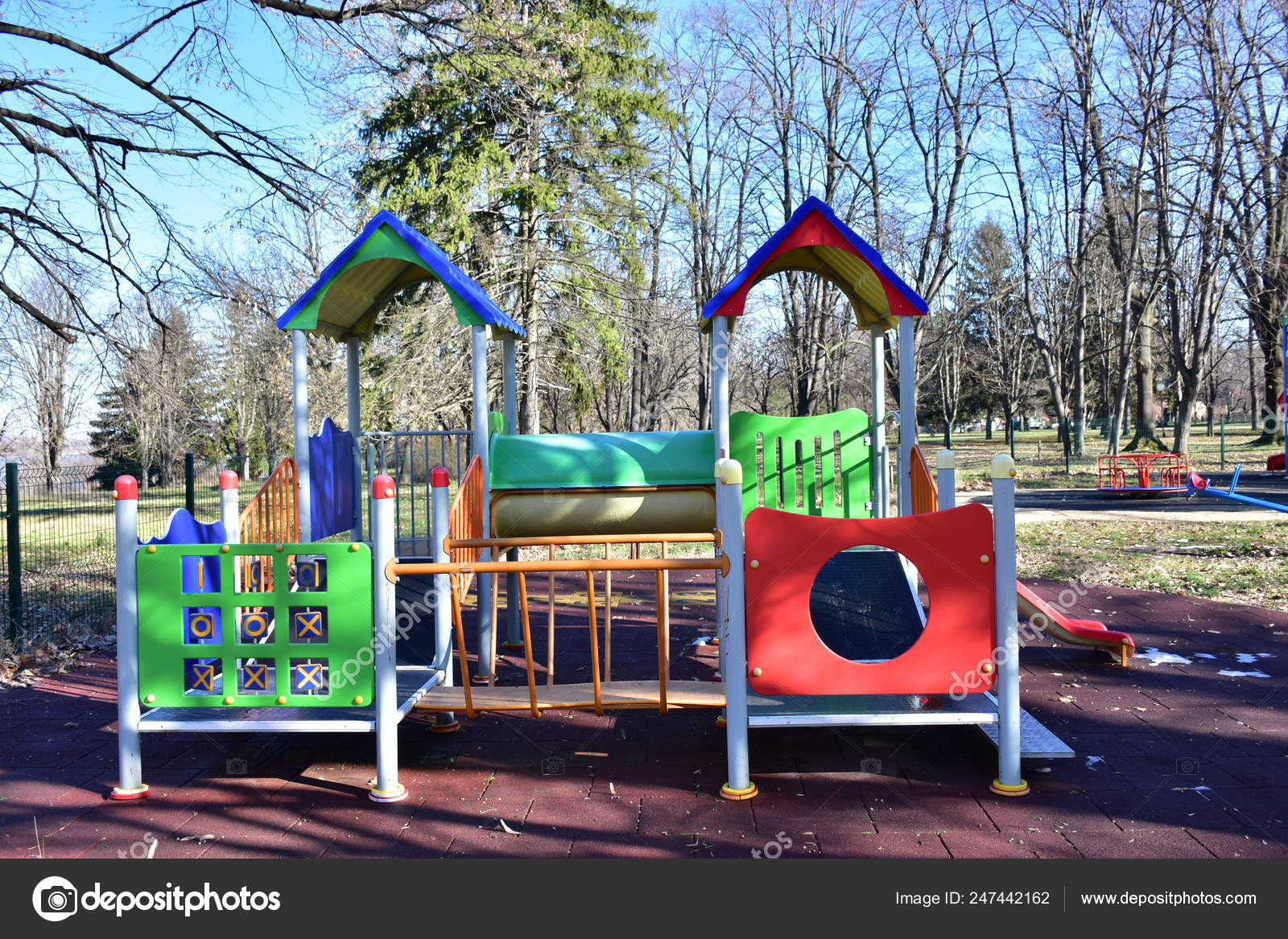 Beautiful Playground Park — Stock Photo © GalinkaLB #247442162