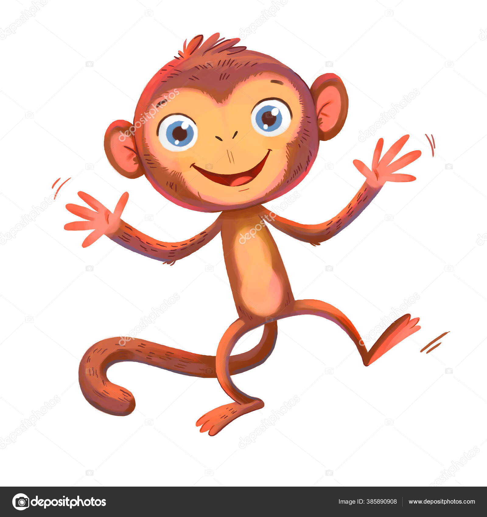 Chinese Cartoon Monkey