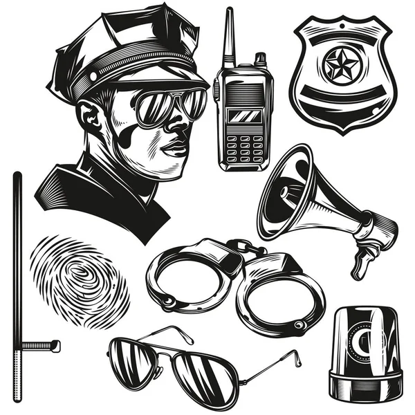 20,680,245 Police tools Vector Images | Depositphotos