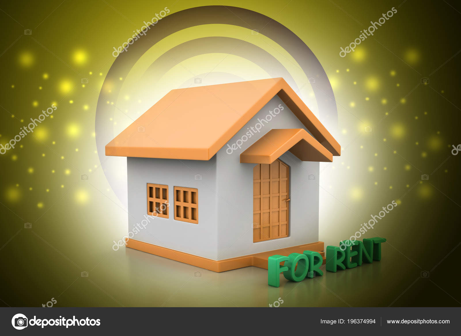 Real Estate Concept House Rent — Stock Photo © manojmadhu144@gmail.com ...