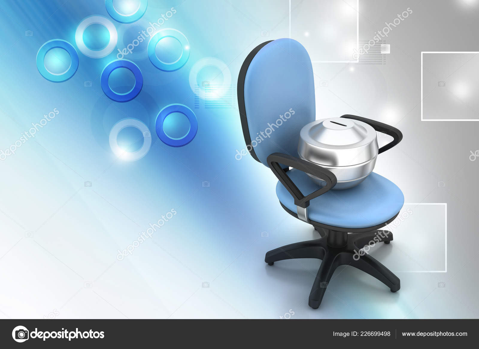 Illustration Workplace Color Abstract Background Stock Photo by ...