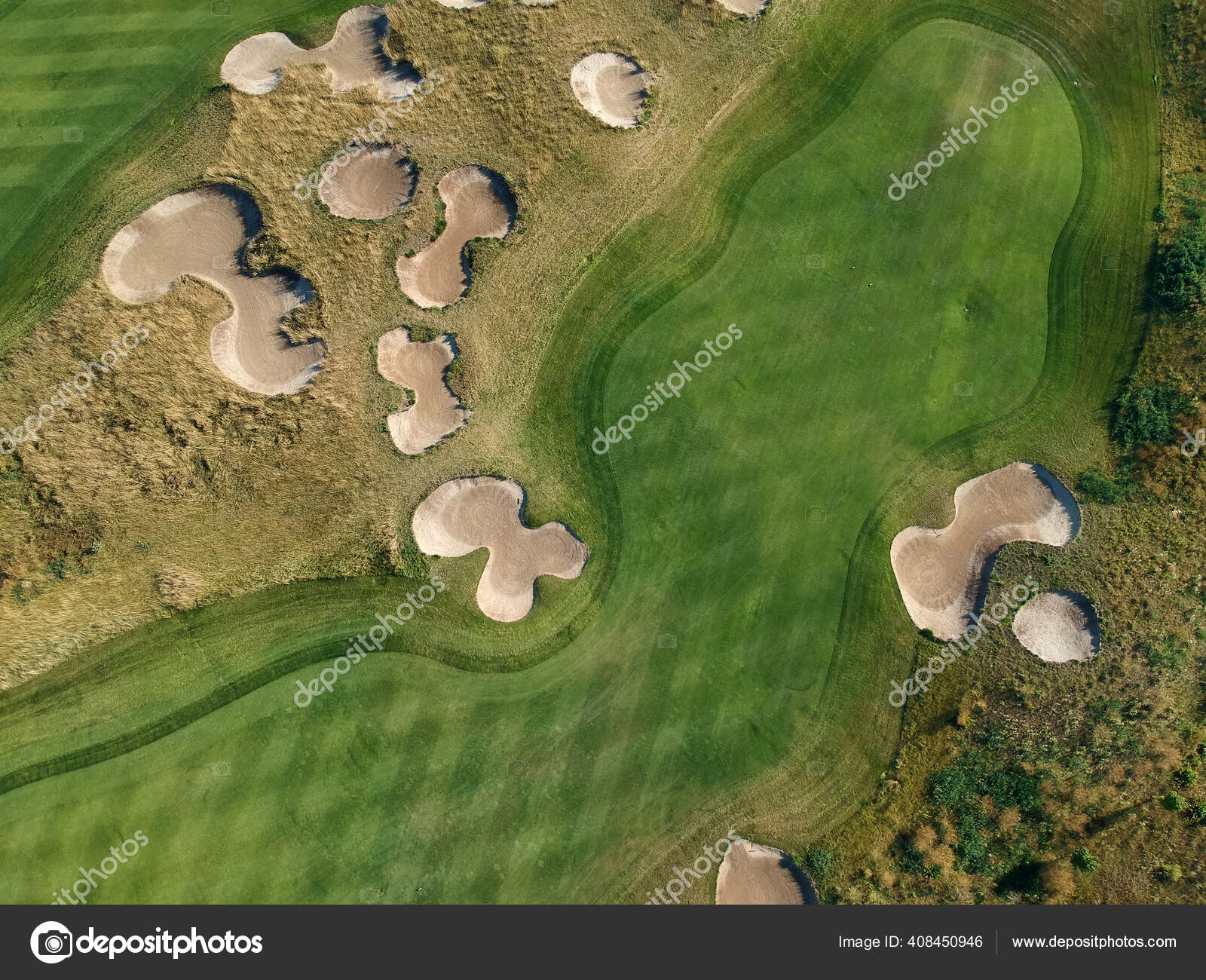 Golf Course Top View