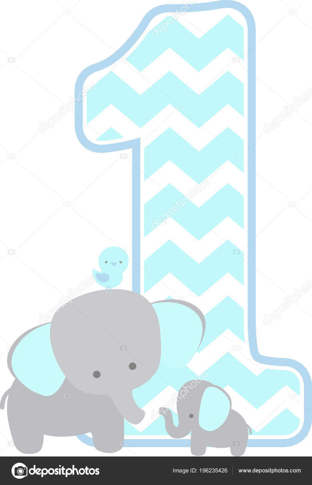 Chevron Elephant Decor