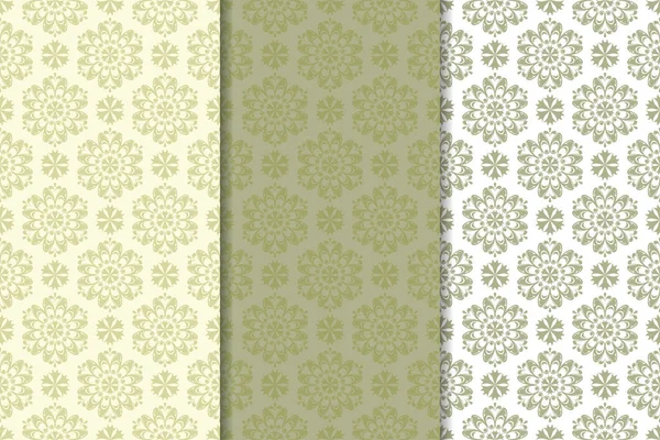 Seamless set four vintage backgrounds. — Stock Vector © storoch #23511667