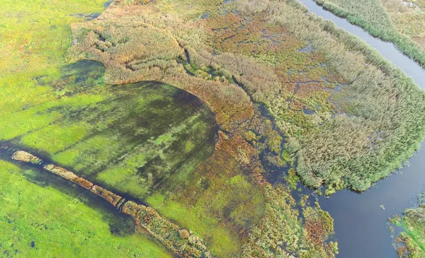 Beautiful Aerial Wiev Natural River — Stock Photo © kwasny222 #216691678